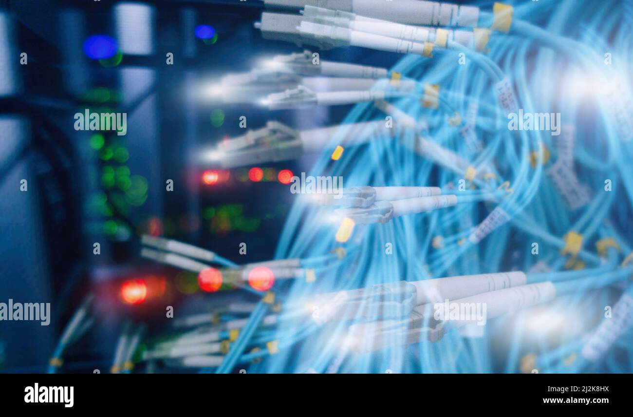 Fiber optic hub hi-res stock photography and images - Alamy