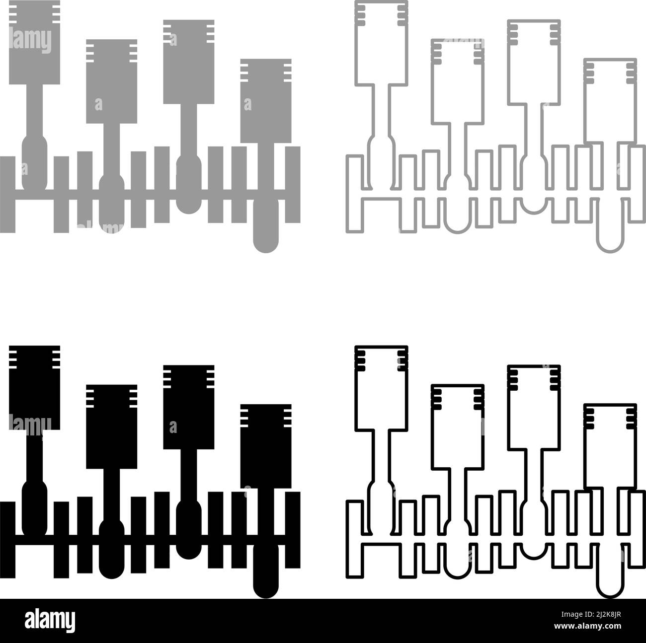 Internal combustion engine Stock Vector Images - Alamy