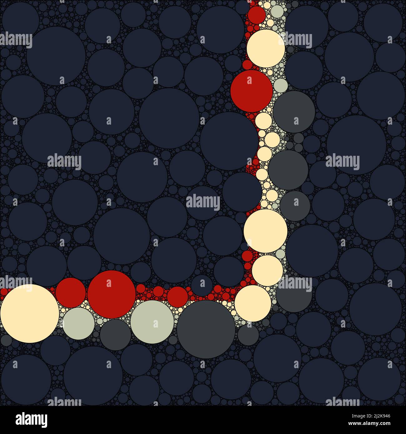 The colorful round shape pattern background Stock Photo - Alamy