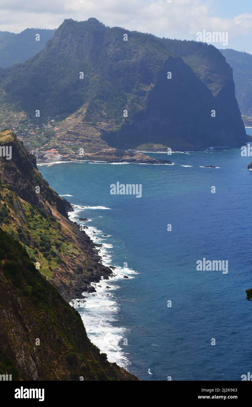 Vereda da Boca do Risco walking path in Madeira’s north-eastern coast ...