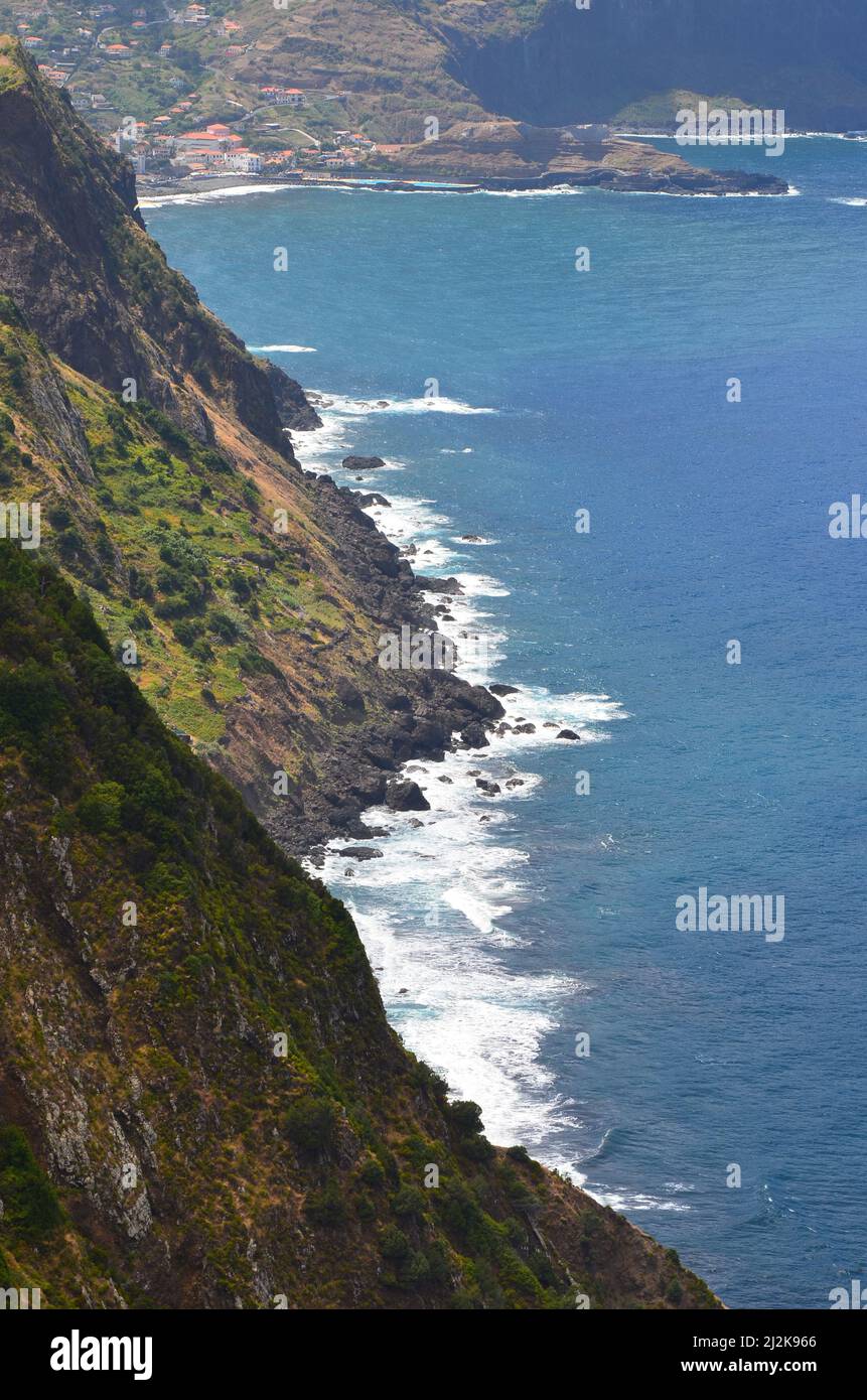 Vereda da Boca do Risco walking path in Madeira’s north-eastern coast ...