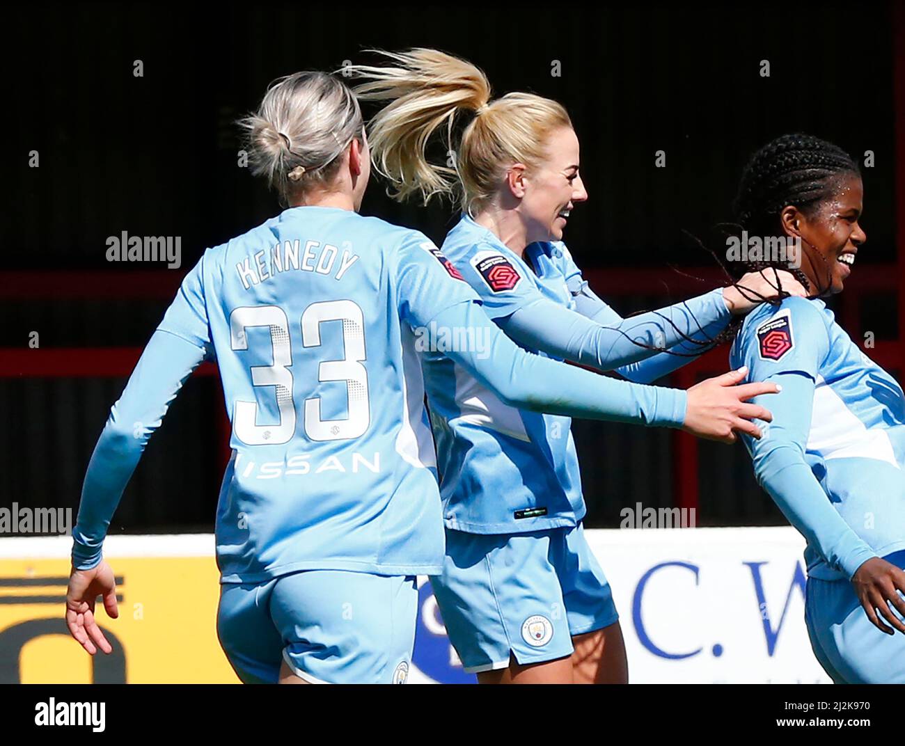 Dagenham England April 02 Khadija Shaw Of Manchester City Wfc