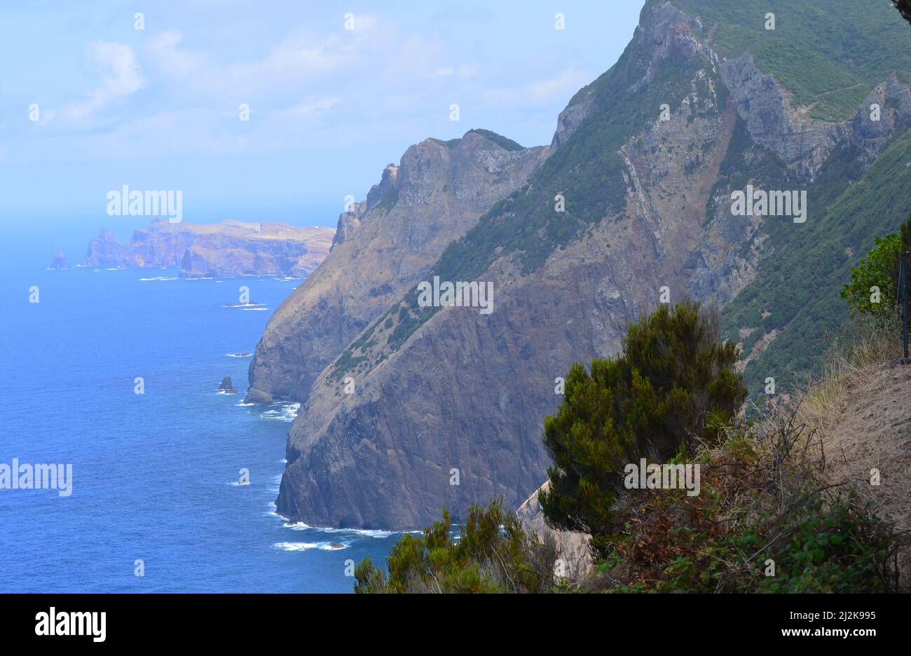 Vereda da Boca do Risco walking path in Madeira’s north-eastern coast ...