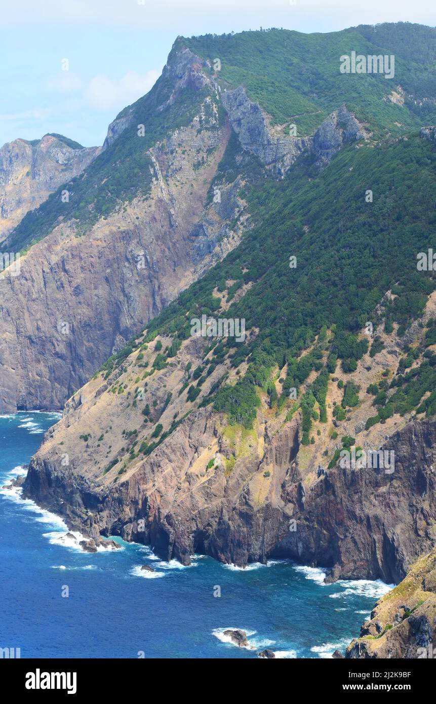 Vereda da Boca do Risco walking path in Madeira’s north-eastern coast ...
