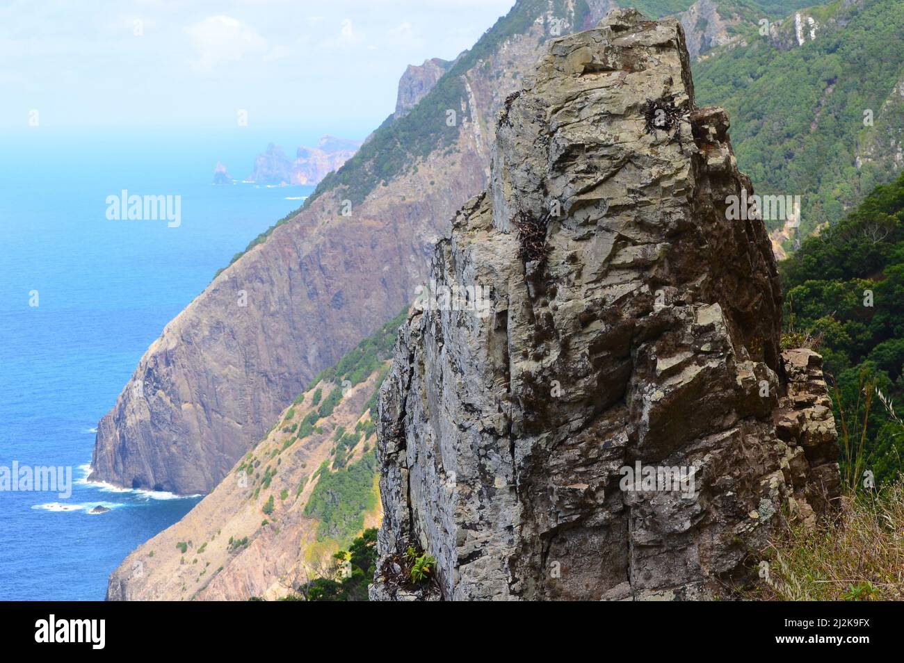 Vereda da Boca do Risco walking path in Madeira’s north-eastern coast ...