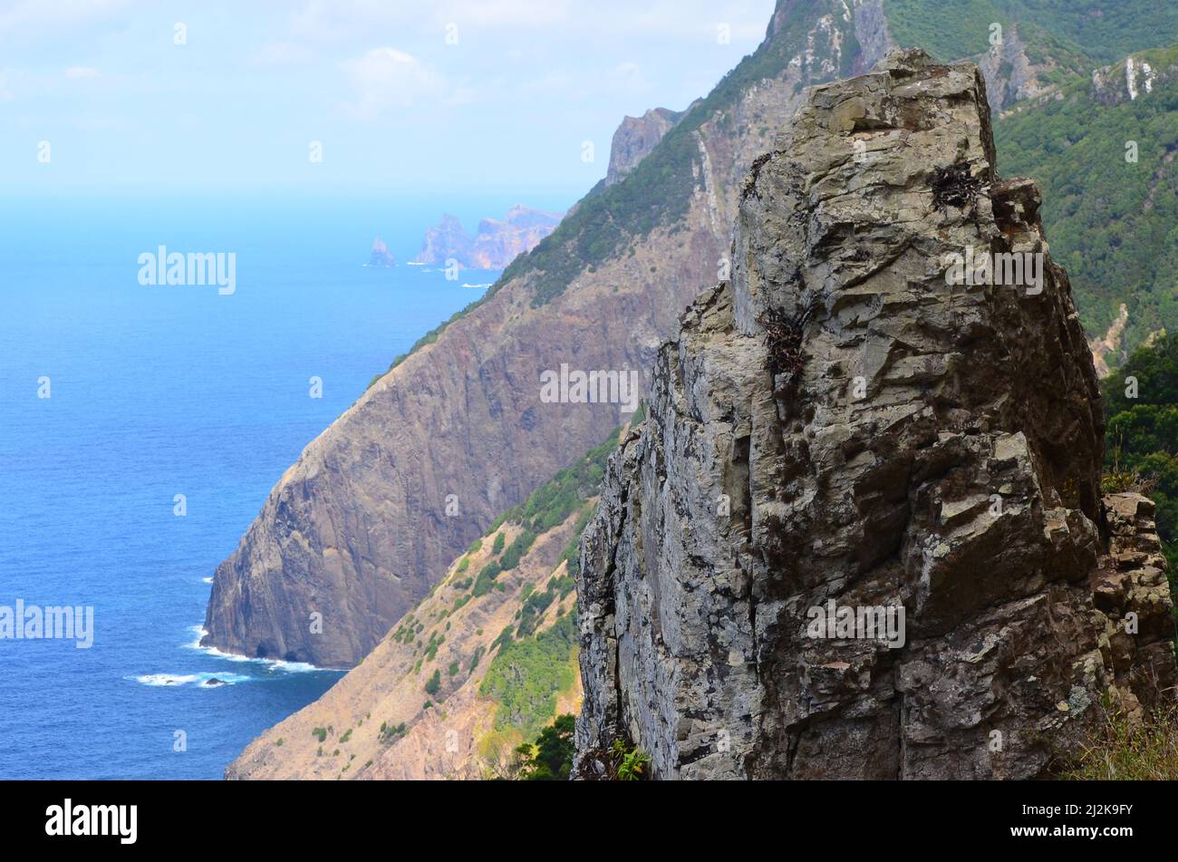 Vereda da Boca do Risco walking path in Madeira’s north-eastern coast ...