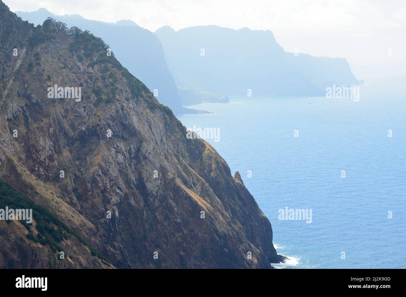 Vereda da Boca do Risco walking path in Madeira’s north-eastern coast ...