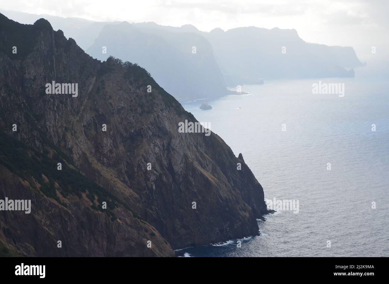 Vereda da Boca do Risco walking path in Madeira’s north-eastern coast ...