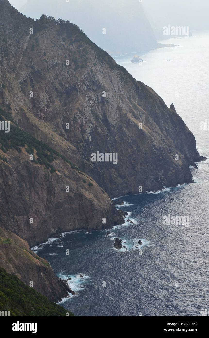 Vereda da Boca do Risco walking path in Madeira’s north-eastern coast ...