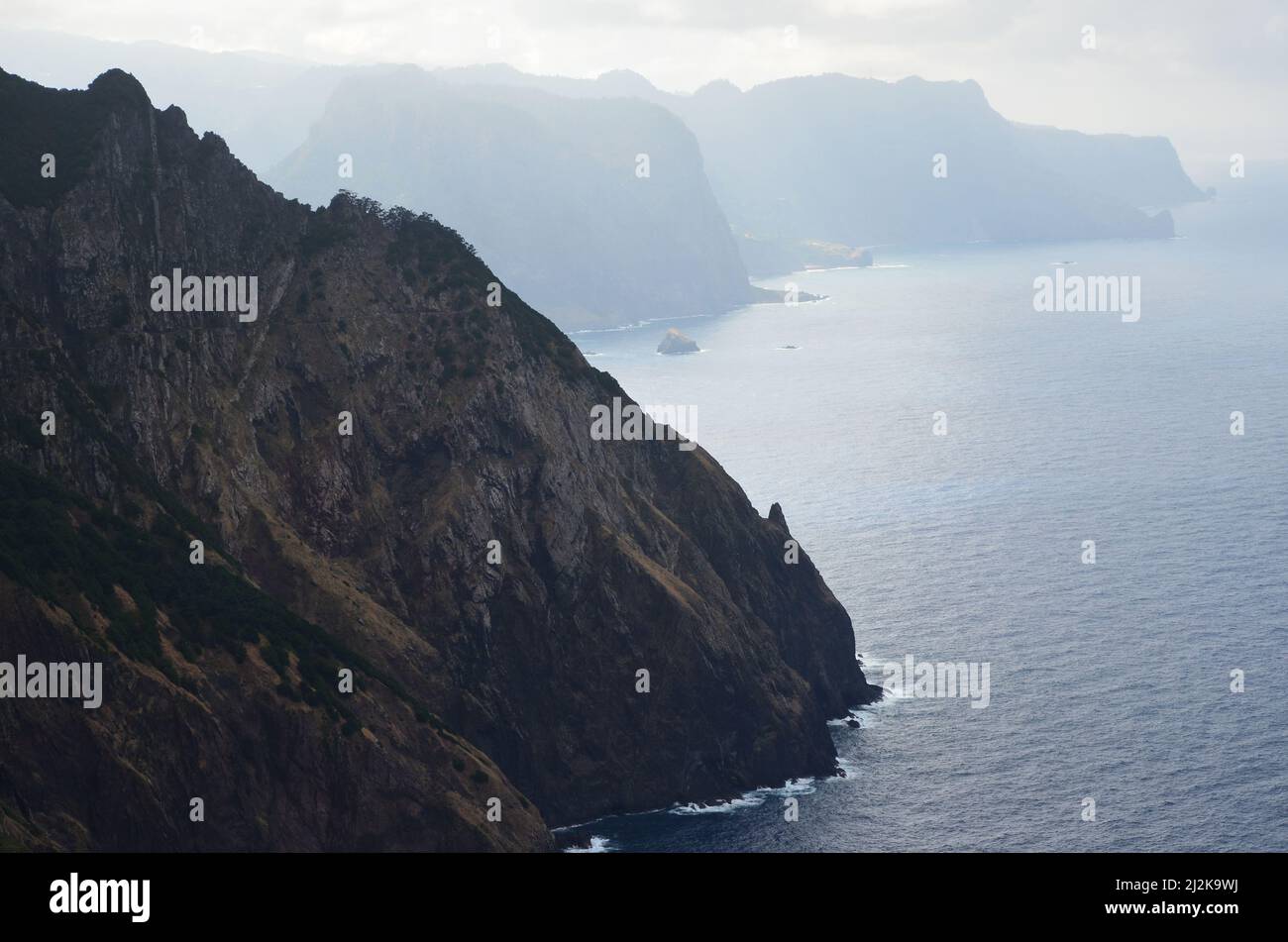 Vereda da Boca do Risco walking path in Madeira’s north-eastern coast ...