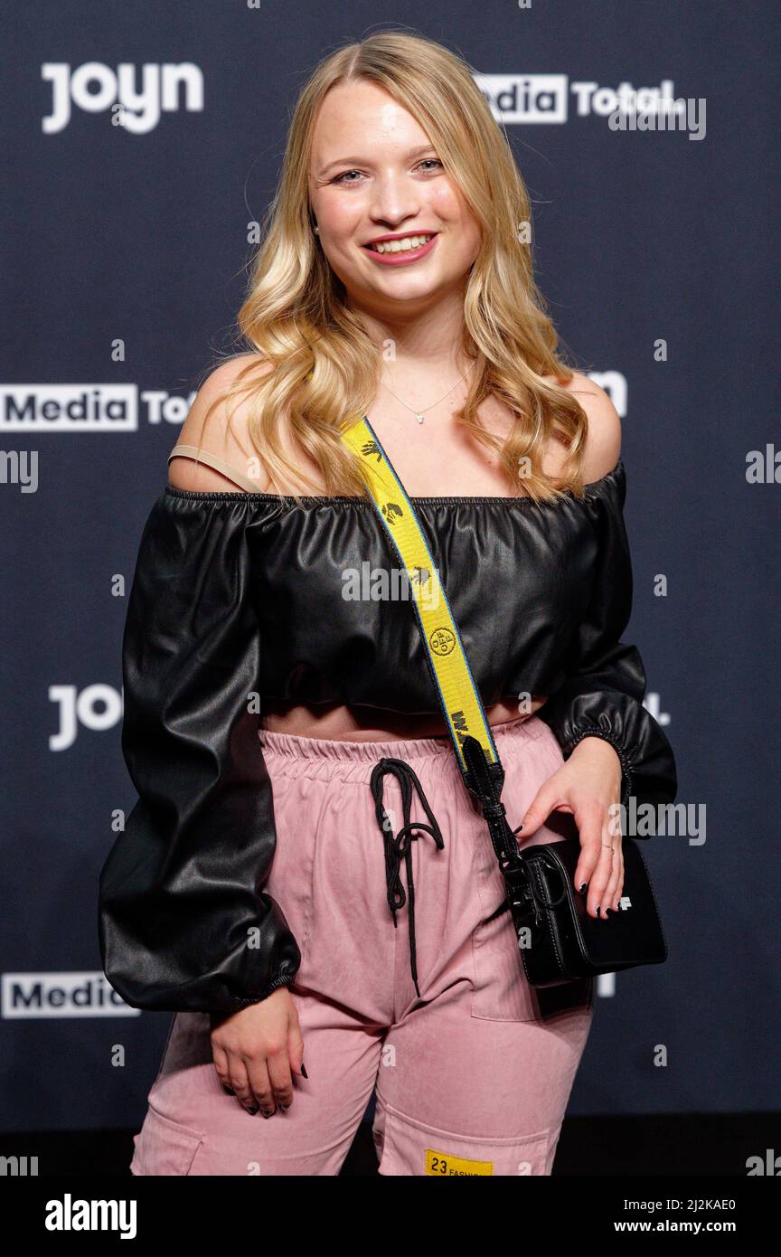 Cologne, Germany. 02nd Apr, 2022. Influencer Lisa Küppers is coming to ...