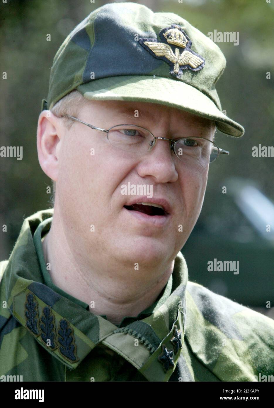 Major General Jan Andersson, the Swedish Air Force Stock Photo - Alamy
