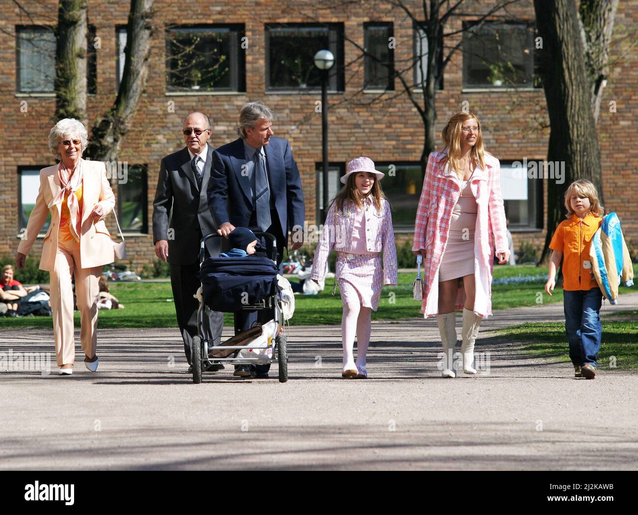 Former tennis player Björn Borg with his son Leo Borg, Patricia's ...