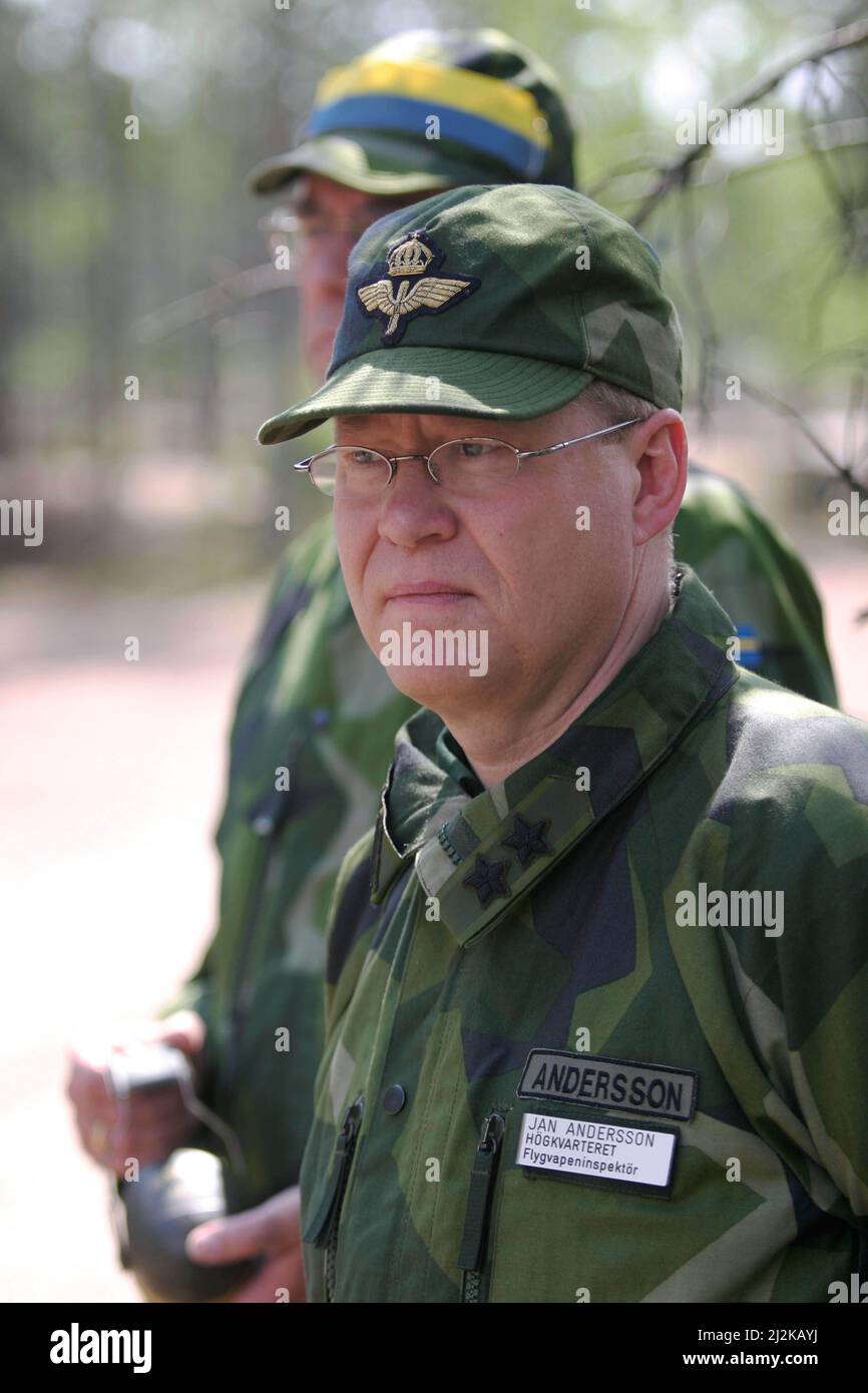 Major General Jan Andersson, the Swedish Air Force Stock Photo - Alamy