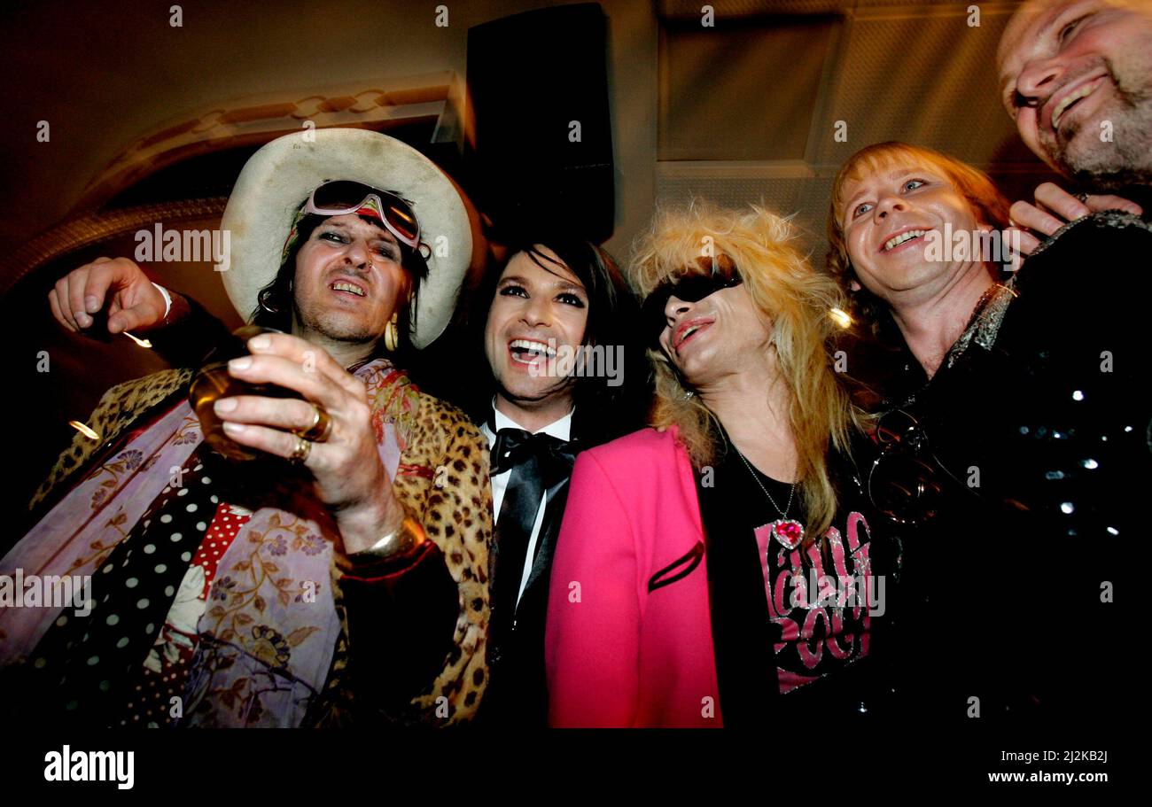The Swedish band The Ark during their time in the Eurovision song ...