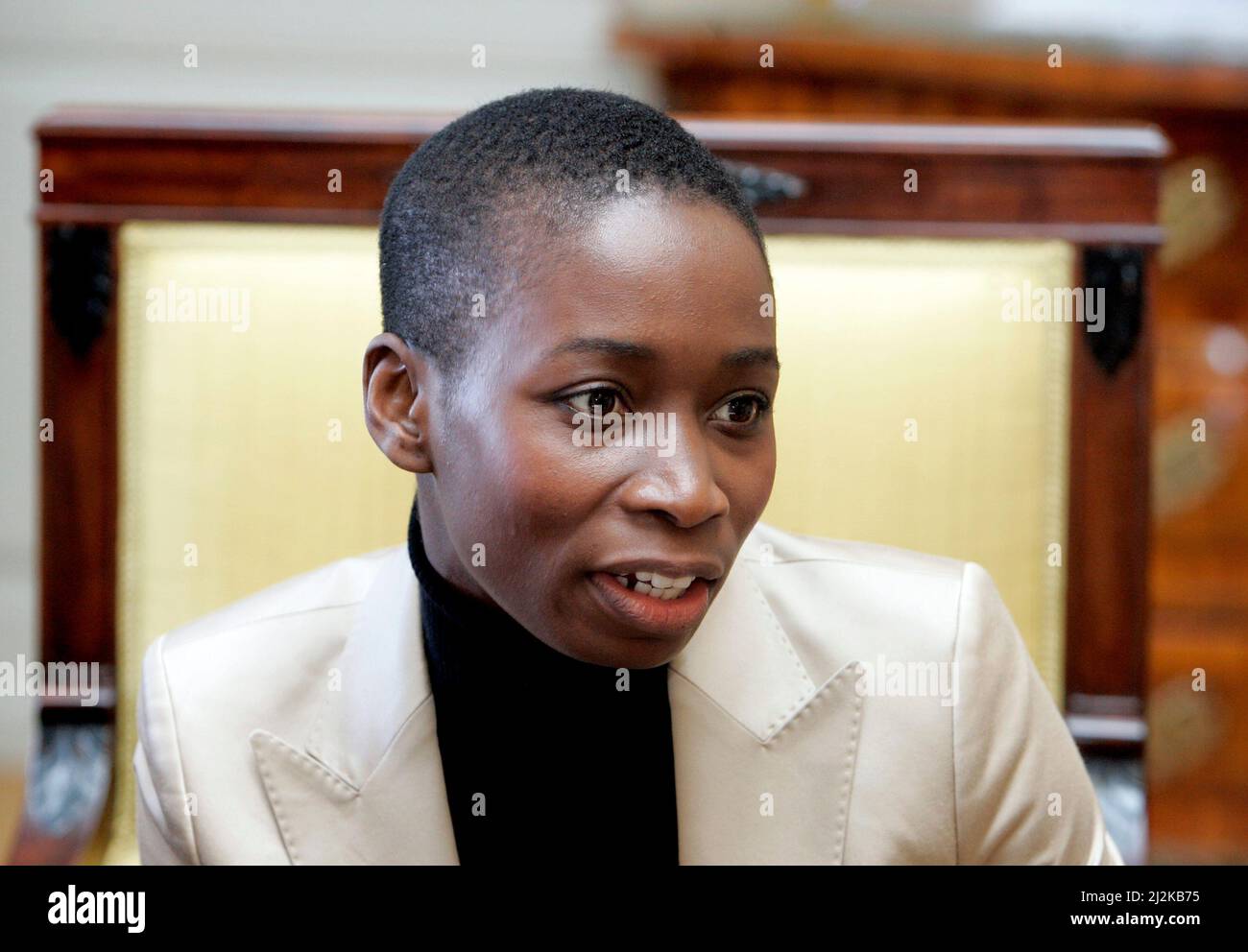 Nyamko Sabuni, Minister for Integration and Gender Equality Stock Photo ...