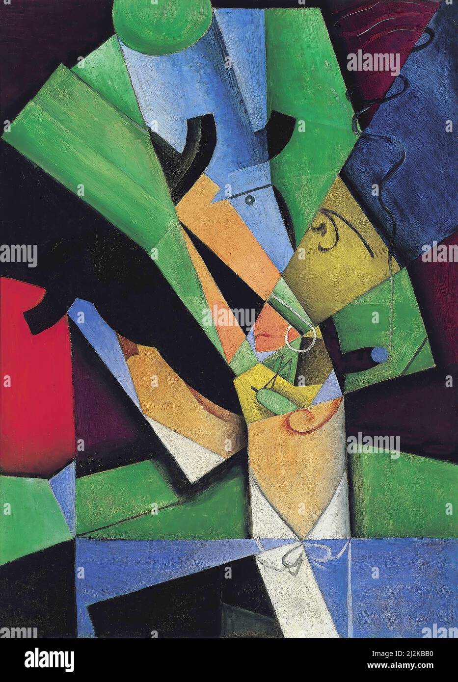 Art by Juan Gris - The Smoker (1913 Stock Photo - Alamy