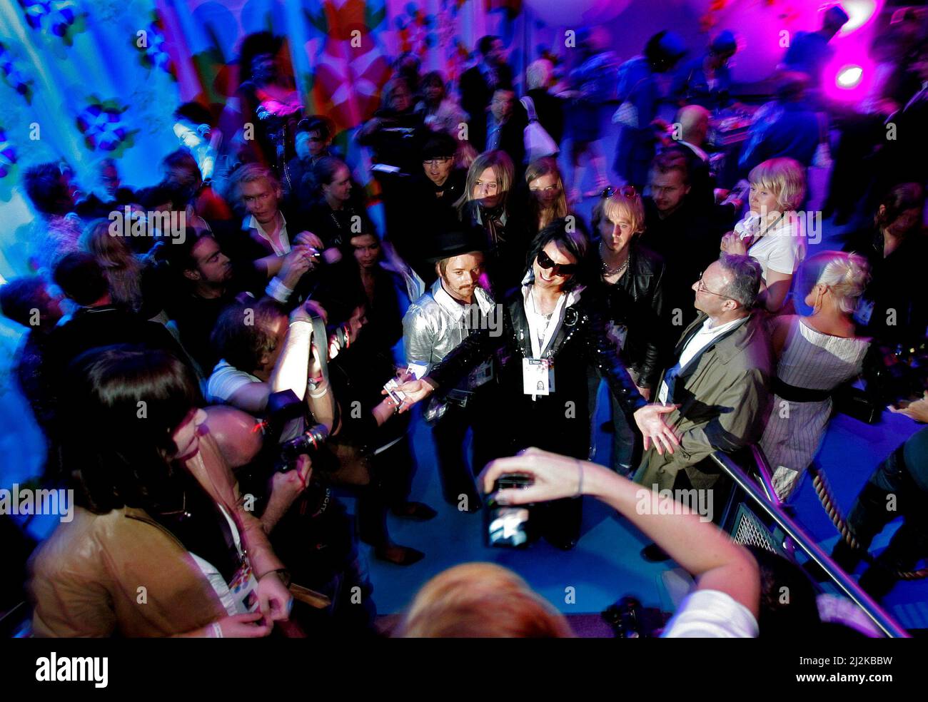 The Swedish band The Ark during their time in the Eurovision song ...