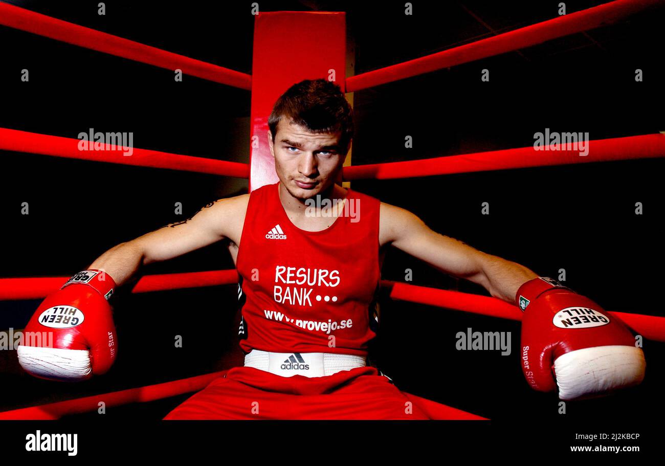 Naim Terbunja, boxer Stock Photo - Alamy
