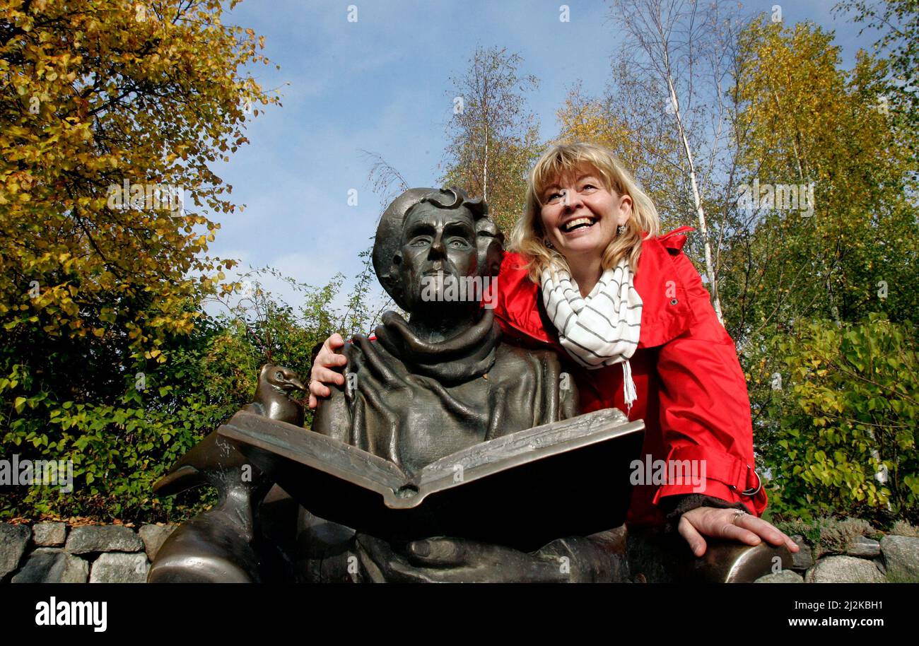 Portrait of the actress Inger Nilsson who played Astrid Lindgren's ...