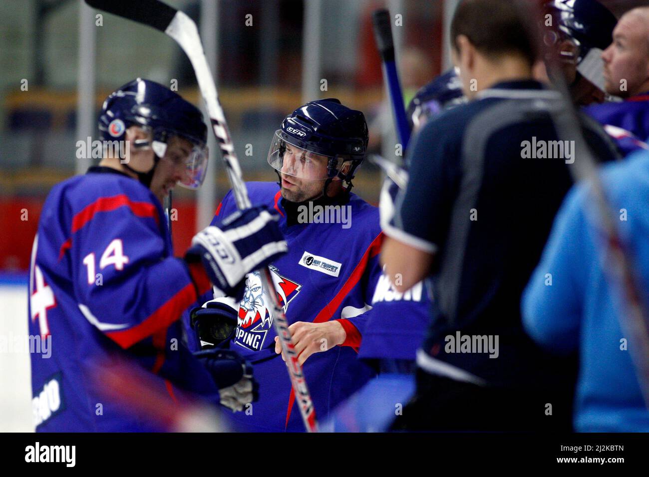 No. 27 Jan Hlavac, Linköping hockey club Stock Photo - Alamy