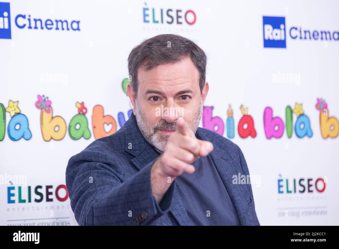 Rome, Italy. 02nd Apr, 2022. Director Fausto Brizzi attends the ...