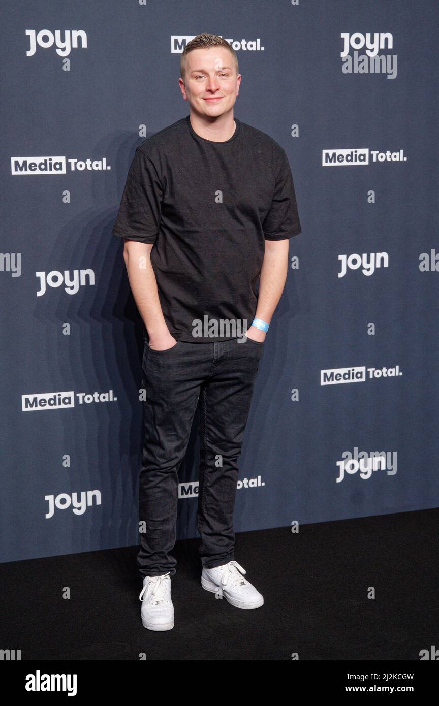 Cologne, Germany. 02nd Apr, 2022. Influencer Aaron Troschke is coming ...