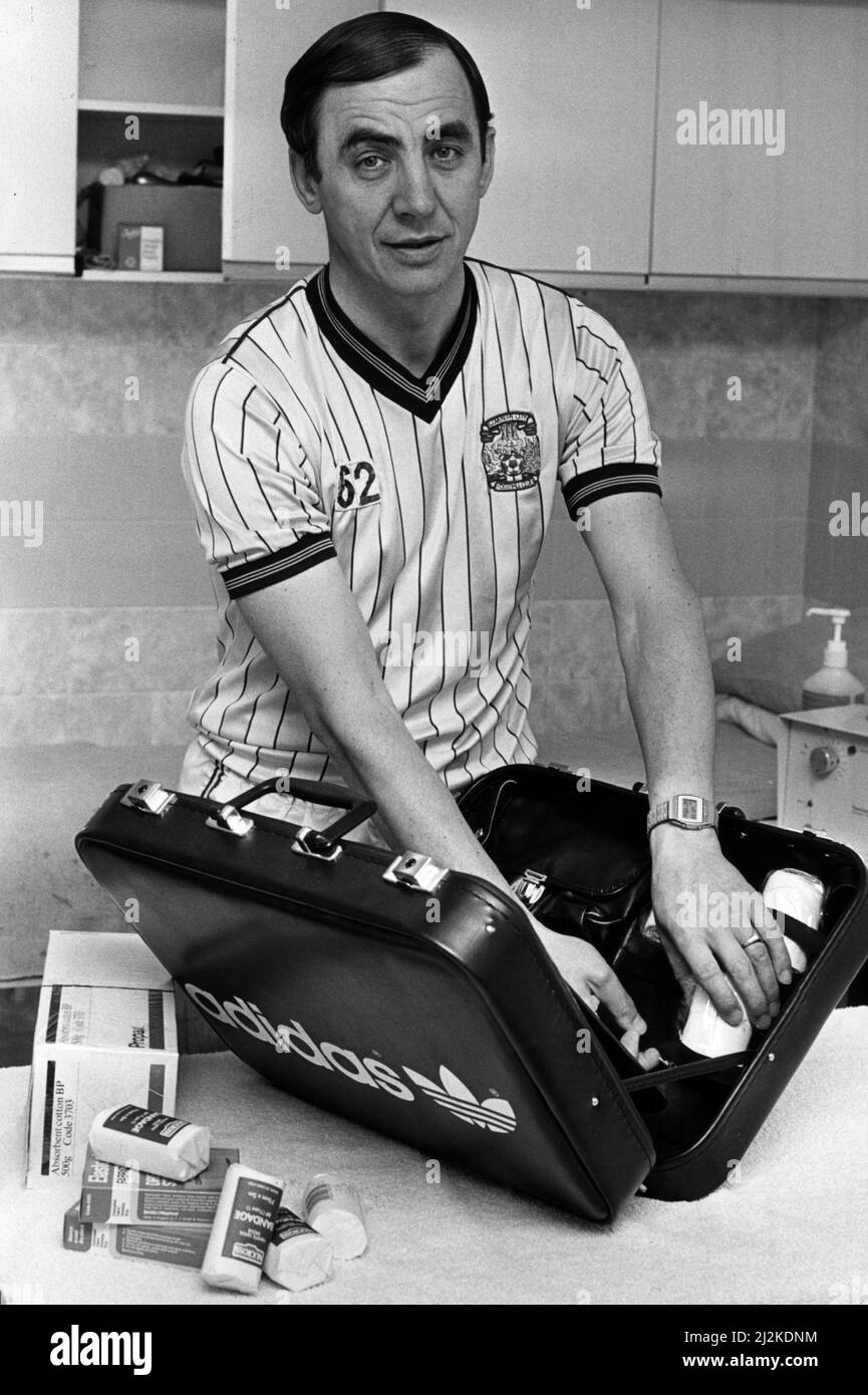 George Dalton, Physiotherapist, Coventry City Football Club, 22nd April ...