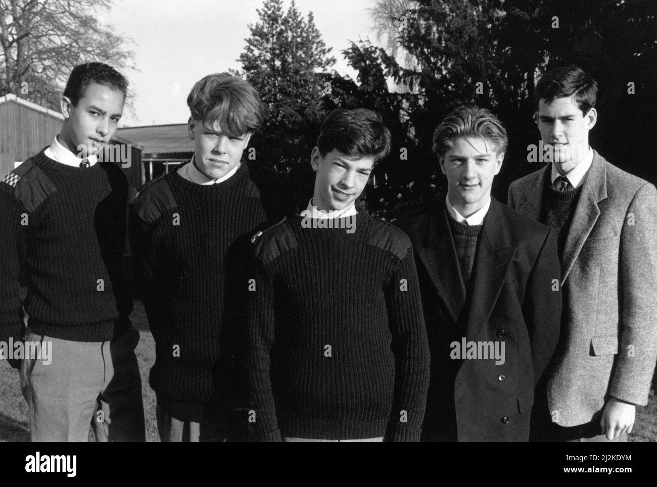 Yarm School, Yarm, North Yorkshire, England, Monday 12th December 1988 ...