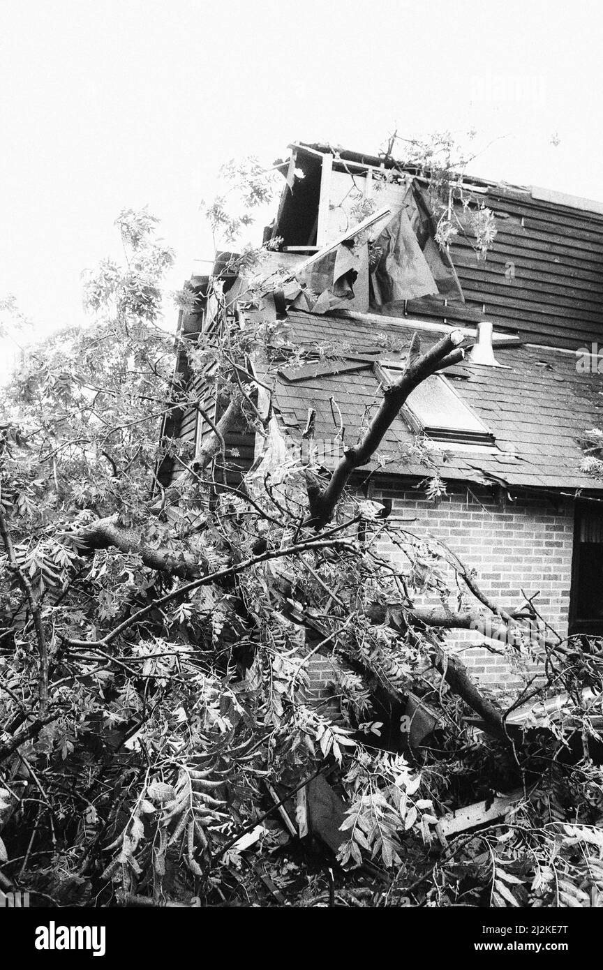 The great storm 1987 uk Black and White Stock Photos & Images - Alamy