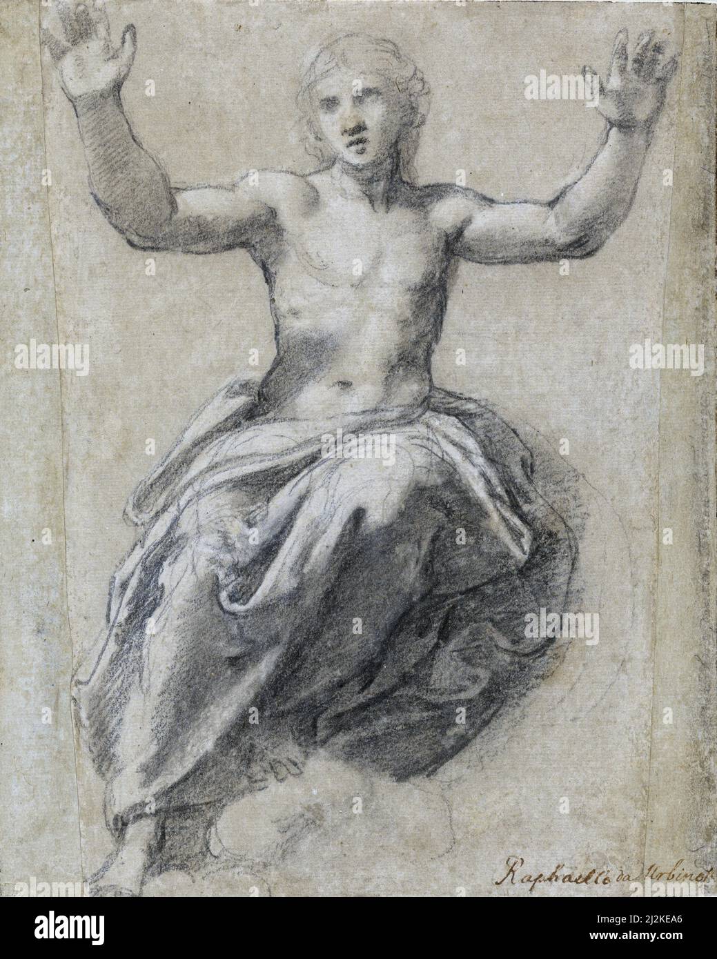 Antique art by the Italian artist Raphael - Christ in Glory (1519-1520 ...