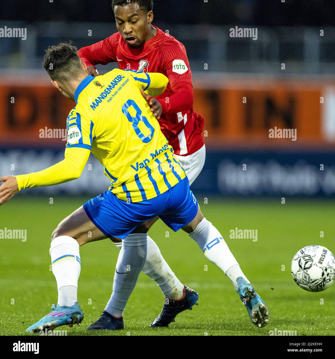 WAALWIJK, Netherlands, 02-04-2022, football, Mandemakers Stadium, Dutch eredivisie, season 2021 ...