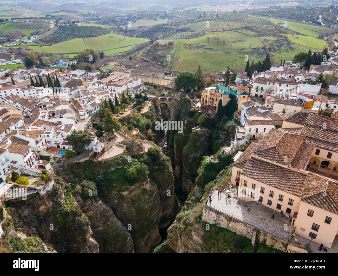 Ronda spain aerial view new hi-res stock photography and images - Alamy