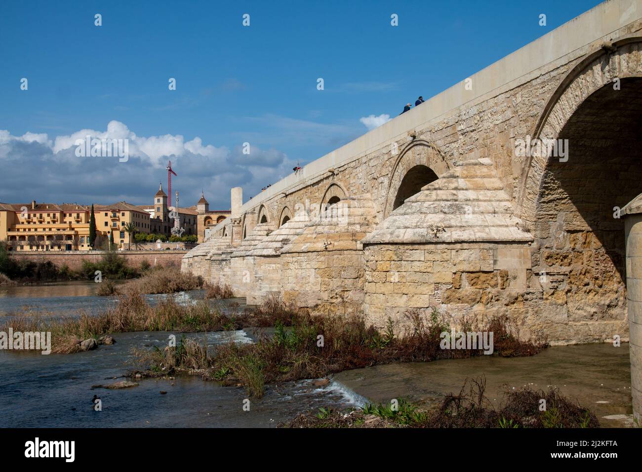 Cordoba, Spain, Andalusia. Roman Bridge on Guadalquivir river Stock ...