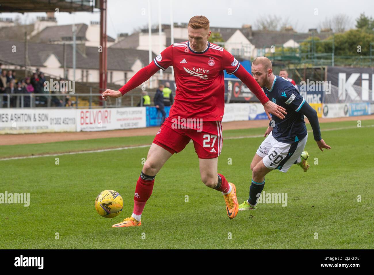 2nd April 2022 ; Dens Park, Dundee, Scotland: Scottish Premier League ...