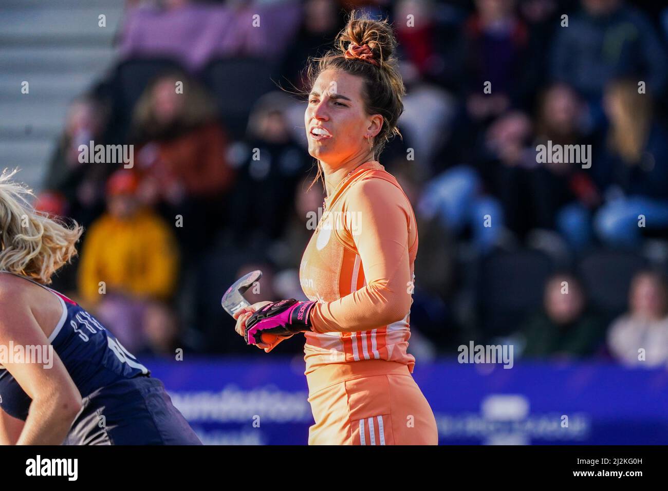 AMSTELVEEN, NETHERLANDS - APRIL 2: Frederique Matla of The Netherlands ...