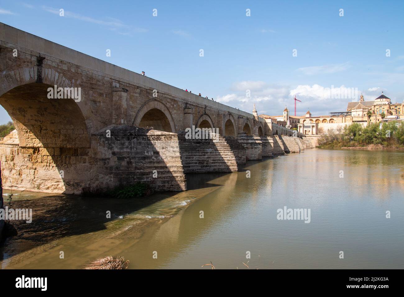 Cordoba, Spain, Andalusia. Roman Bridge on Guadalquivir river Stock ...