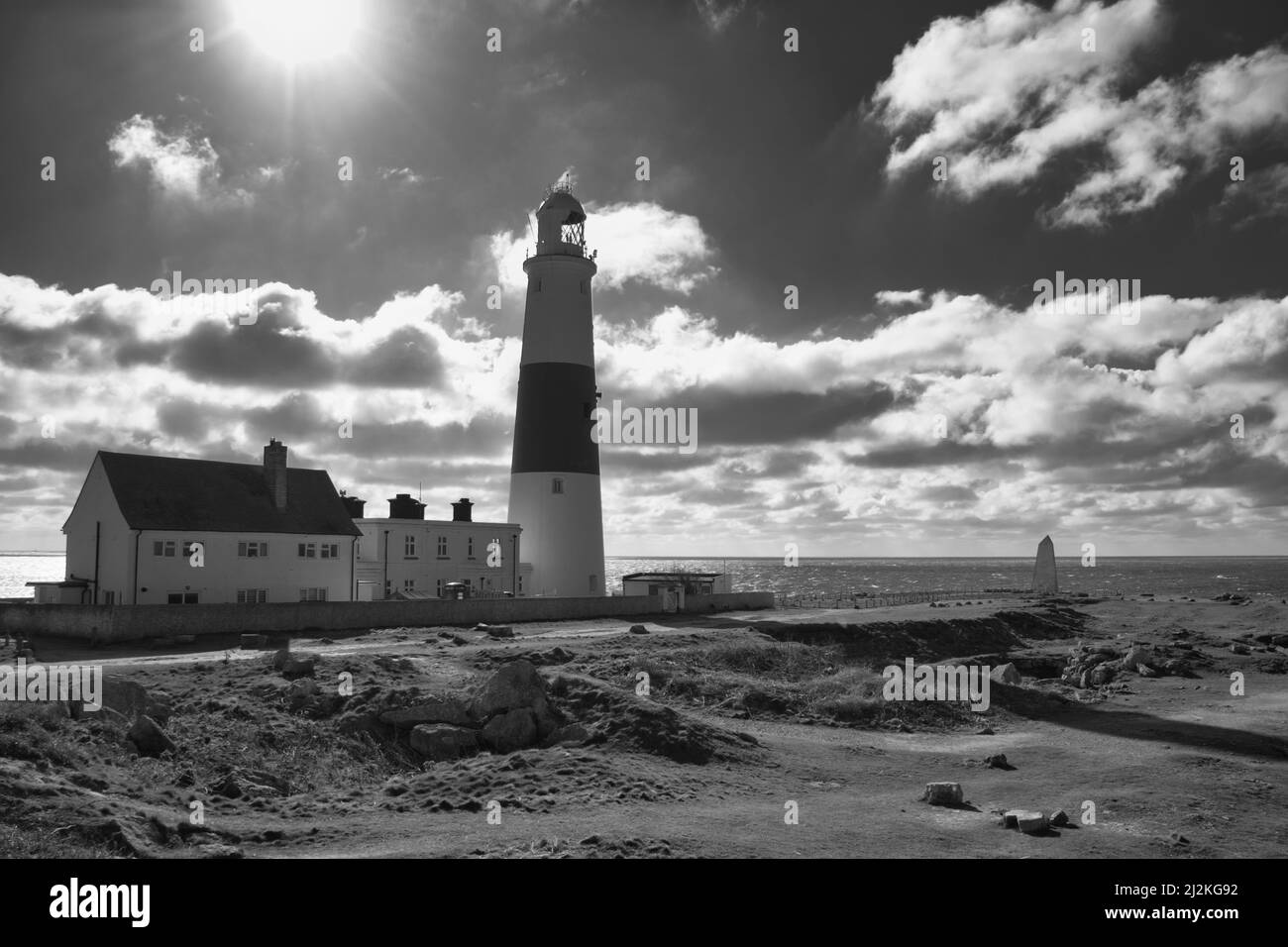 Portland Bill Lighthouse is a functioning lighthouse at Portland Bill ...