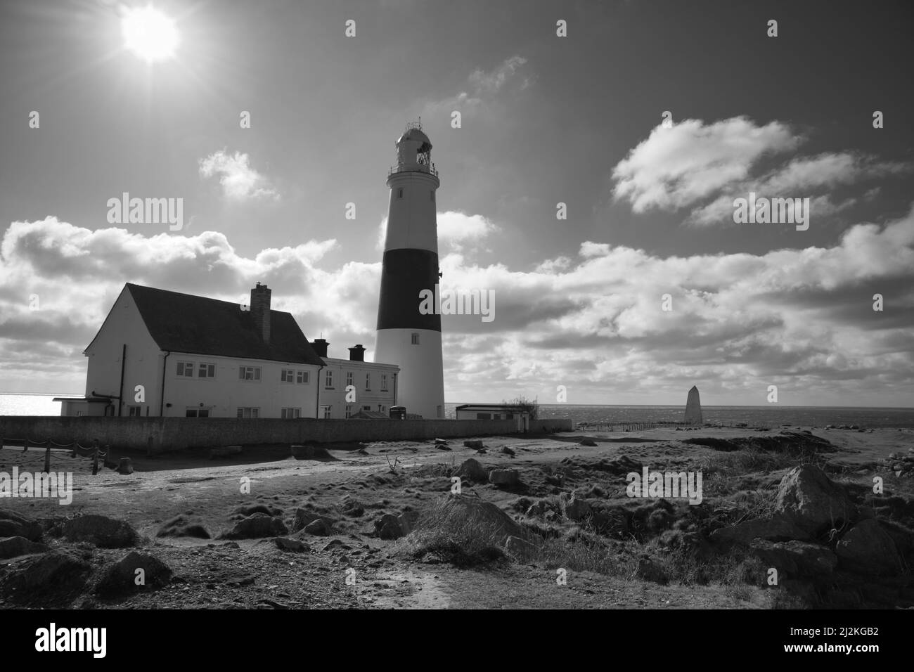 Portland Bill Lighthouse is a functioning lighthouse at Portland Bill ...