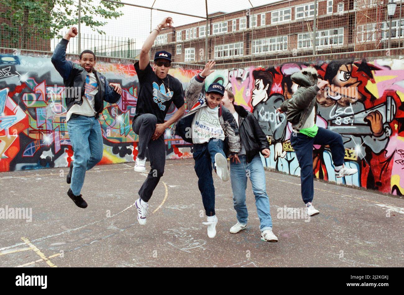 Hip Hop Rap. 6th June 1988 Stock Photo - Alamy