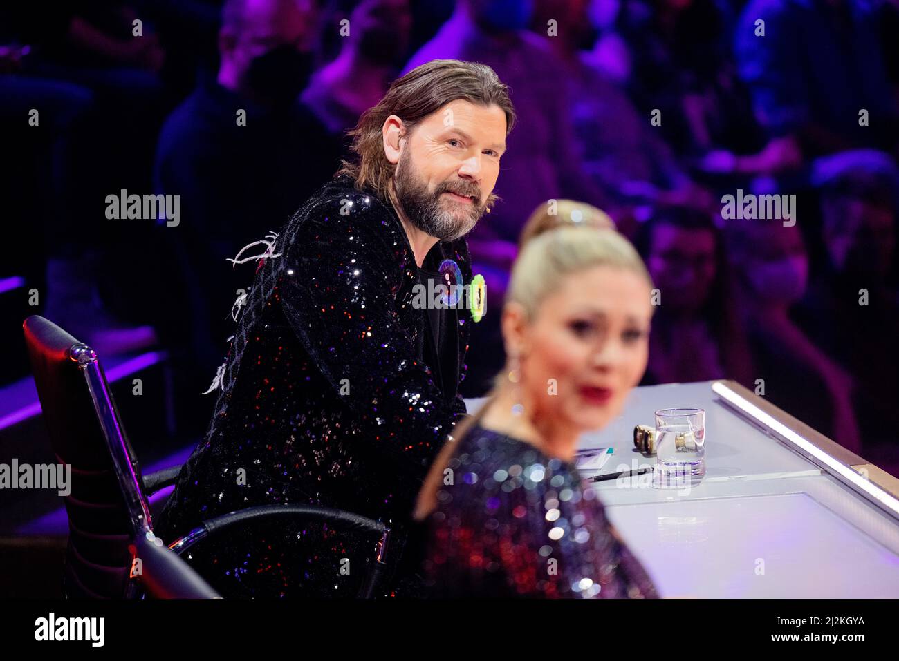 Cologne, Germany. 02nd Apr, 2022. Ruth Moschner and Rea Garvey from the ...