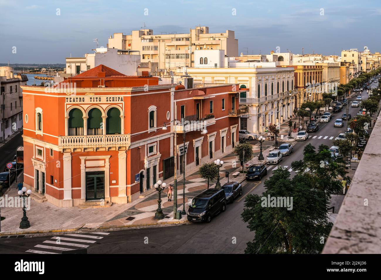 Italy Puglia. Gallipoli. Corso Roma Stock Photo - Alamy