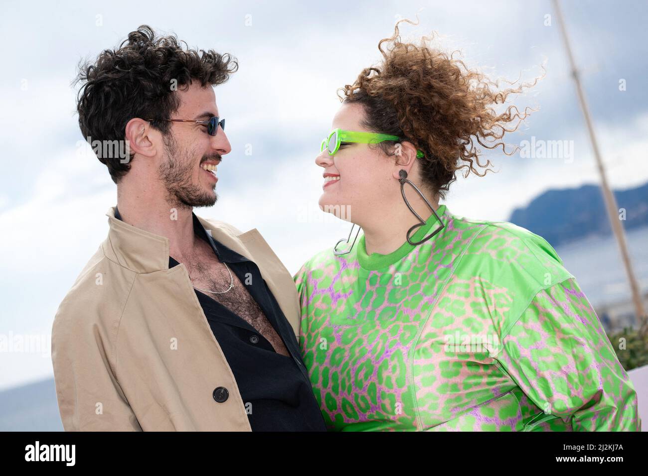 Levin Leib Lev and Maya Landsmann attend the The Lesson photocall during the 5th Canneseries ...