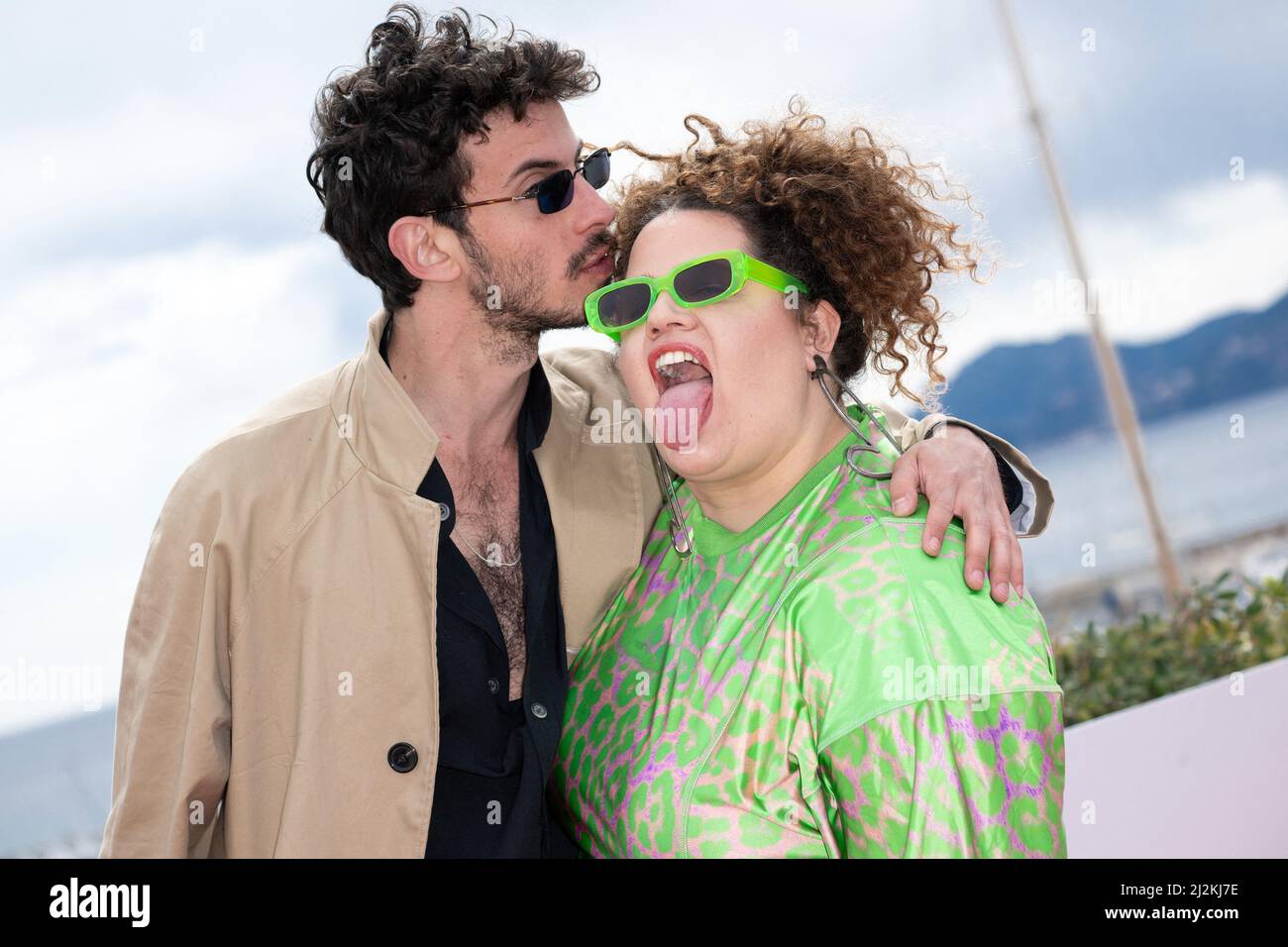 Levin Leib Lev and Maya Landsmann attend the The Lesson photocall ...
