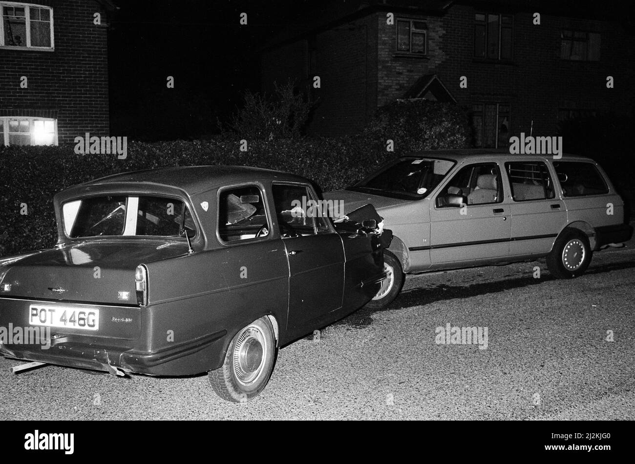 Scenes in Hungerford, Berkshire, following a Gun siege in the town. The ...