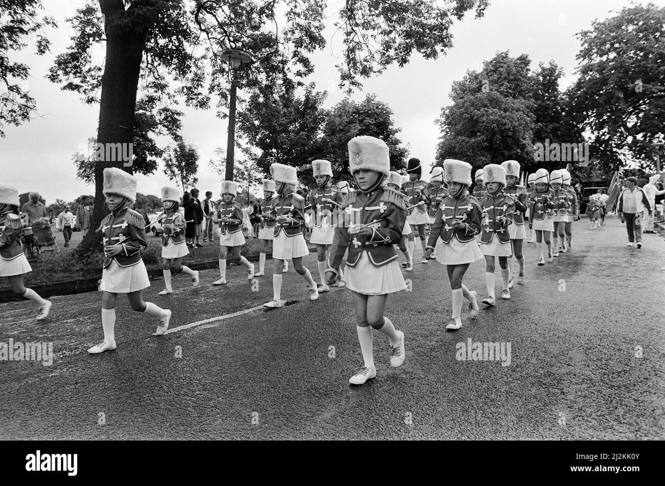 Garston Carnival, Liverpool, Merseyside, 2nd July 1988 Stock Photo - Alamy