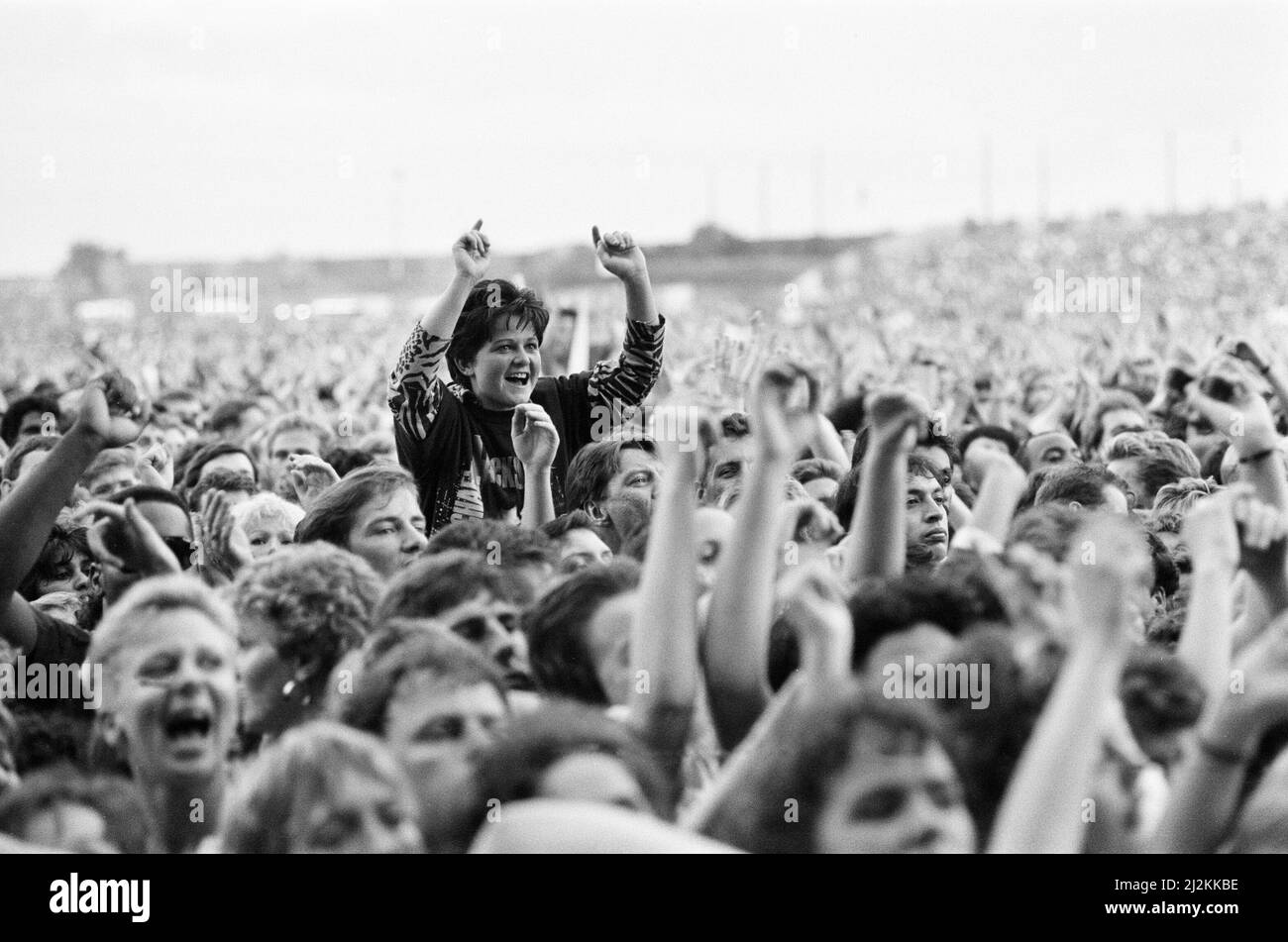Michael Jackson, Bad Tour 1988, concert at Aintree Racecourse, Aintree ...