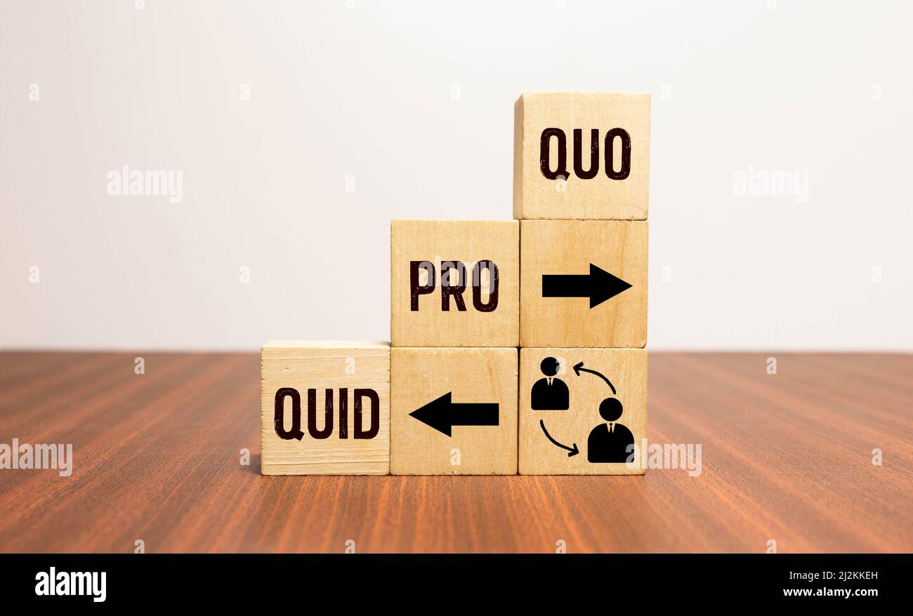 Quid pro quo hi-res stock photography and images - Alamy
