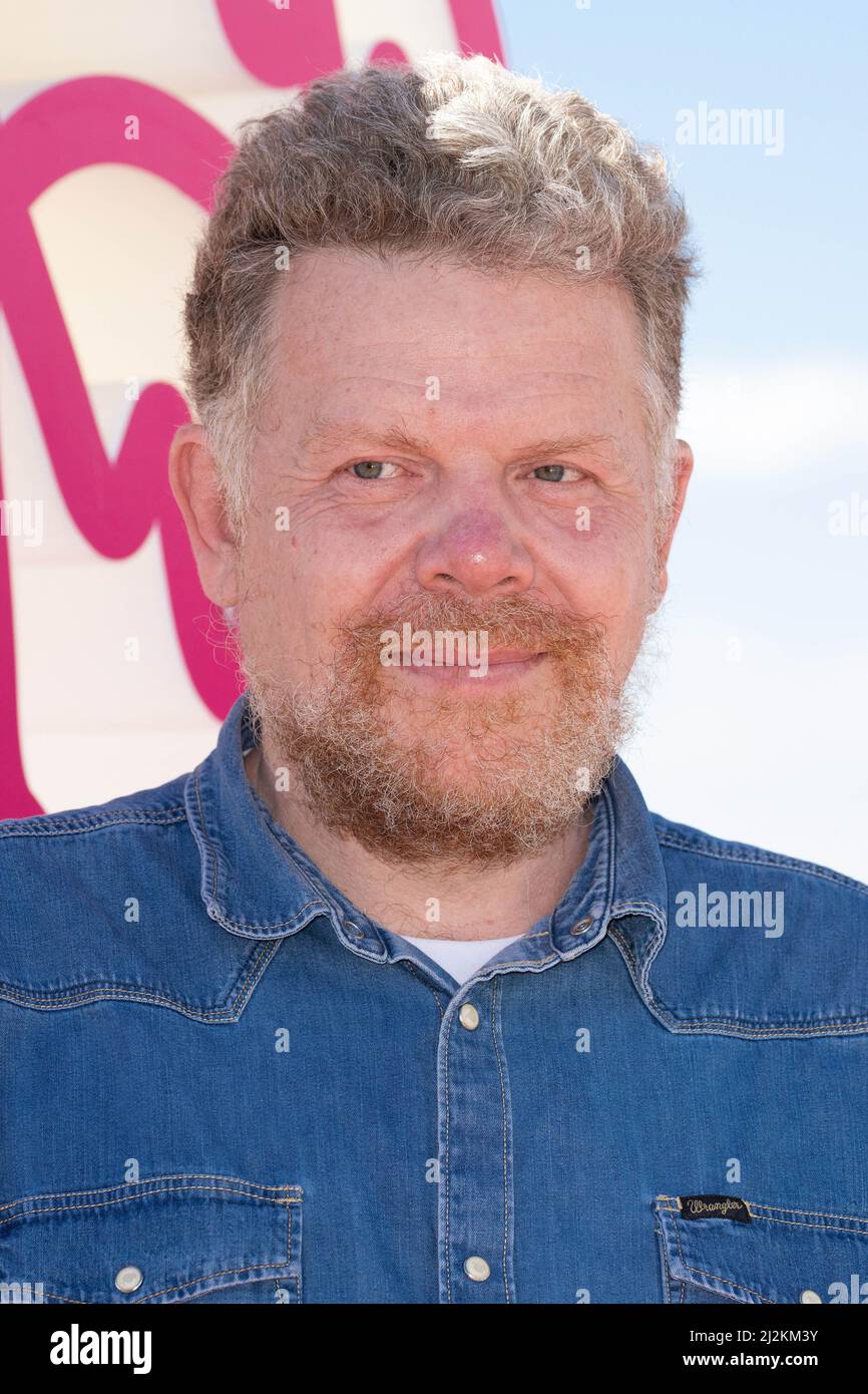 Cannes, France. 02nd Apr, 2022. Pascal Charrue attends the Fortiche, Animation Studio photocall ...