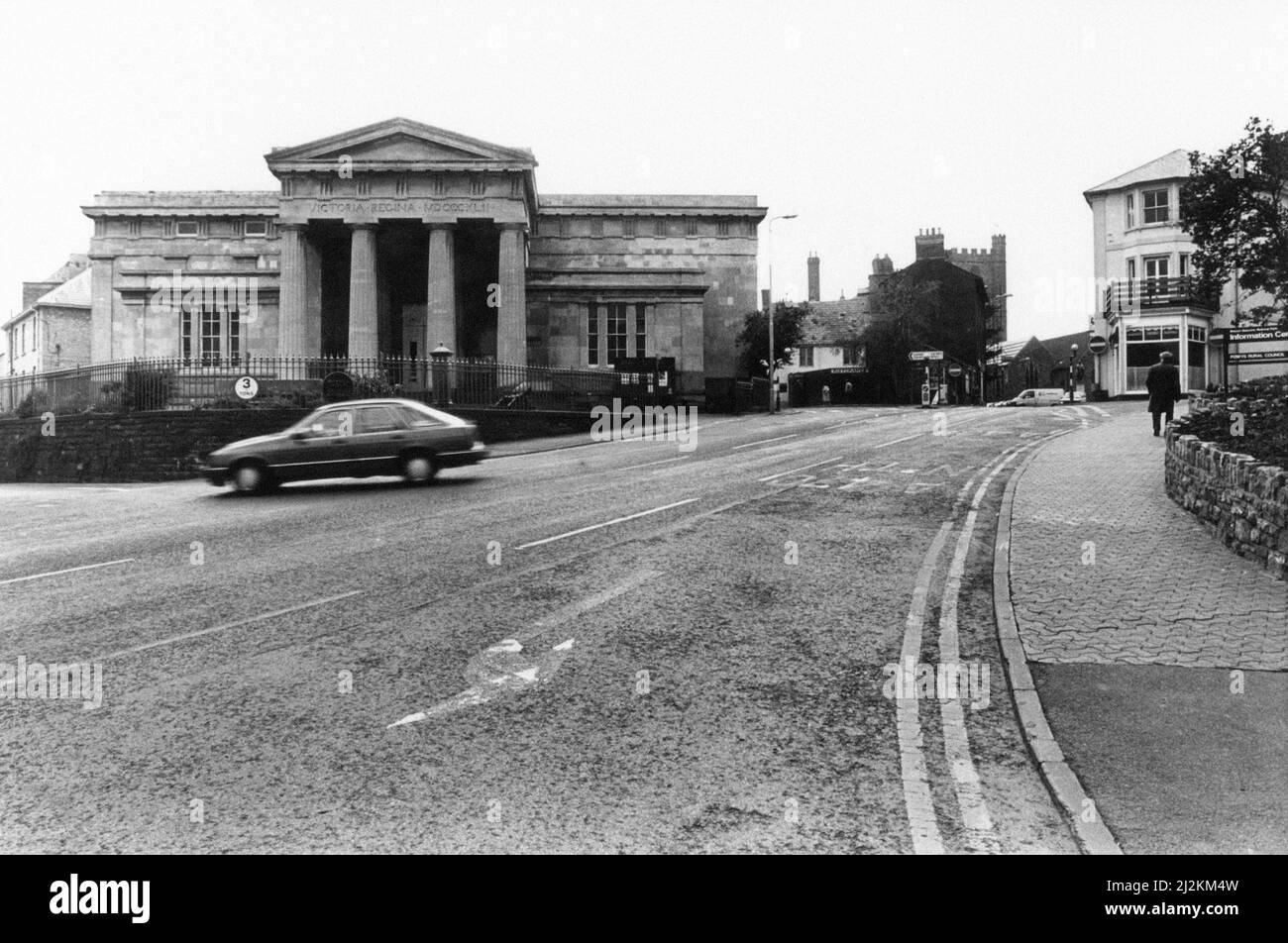 Brecon, a market town and community in Powys, Mid Wales, 18th May 1987 ...